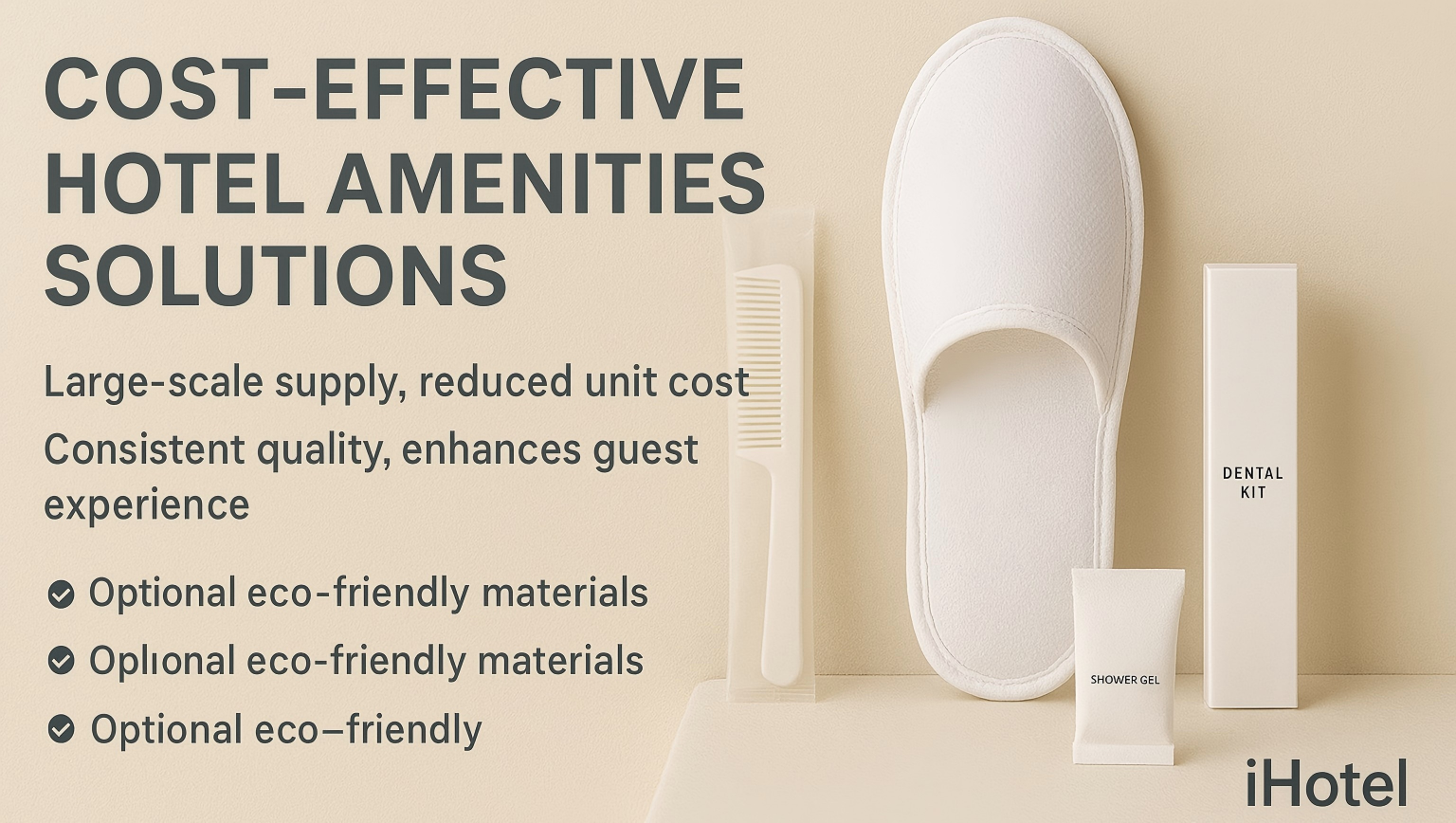 High cost-performance guest supplies solutions | Reduce costs while ...